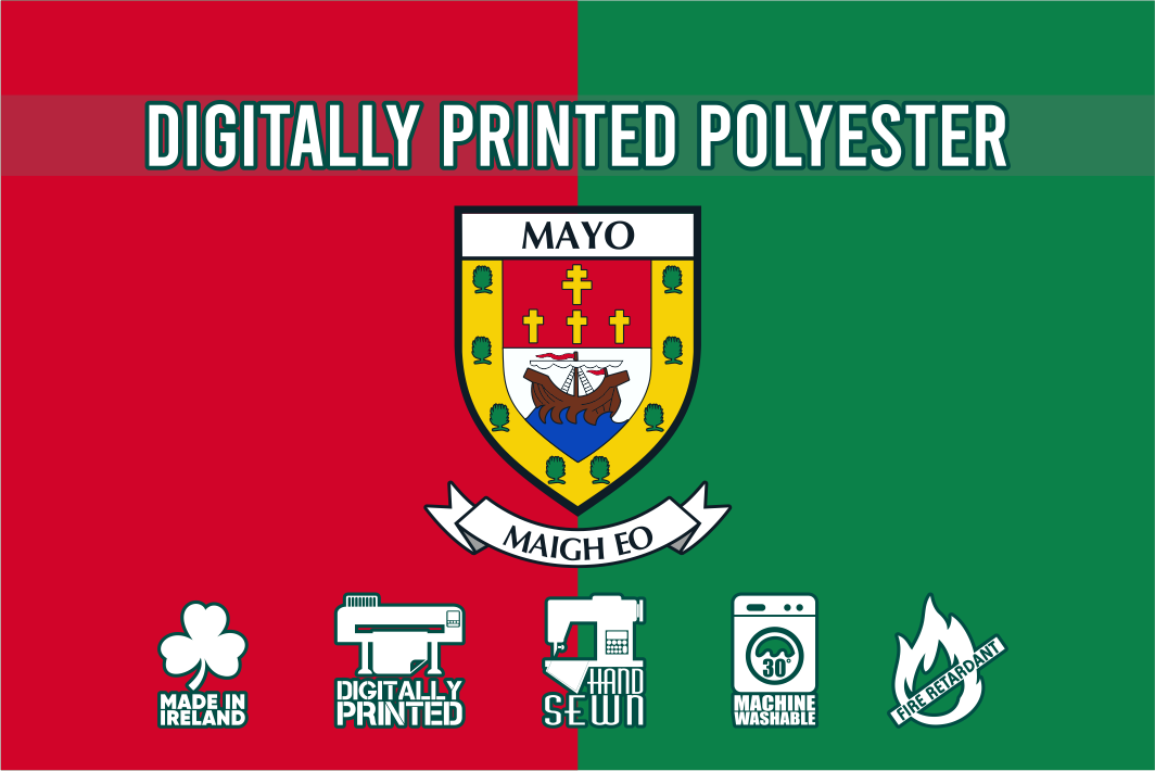 Mayo County Crest Flag – Flags Ireland Prospect Design