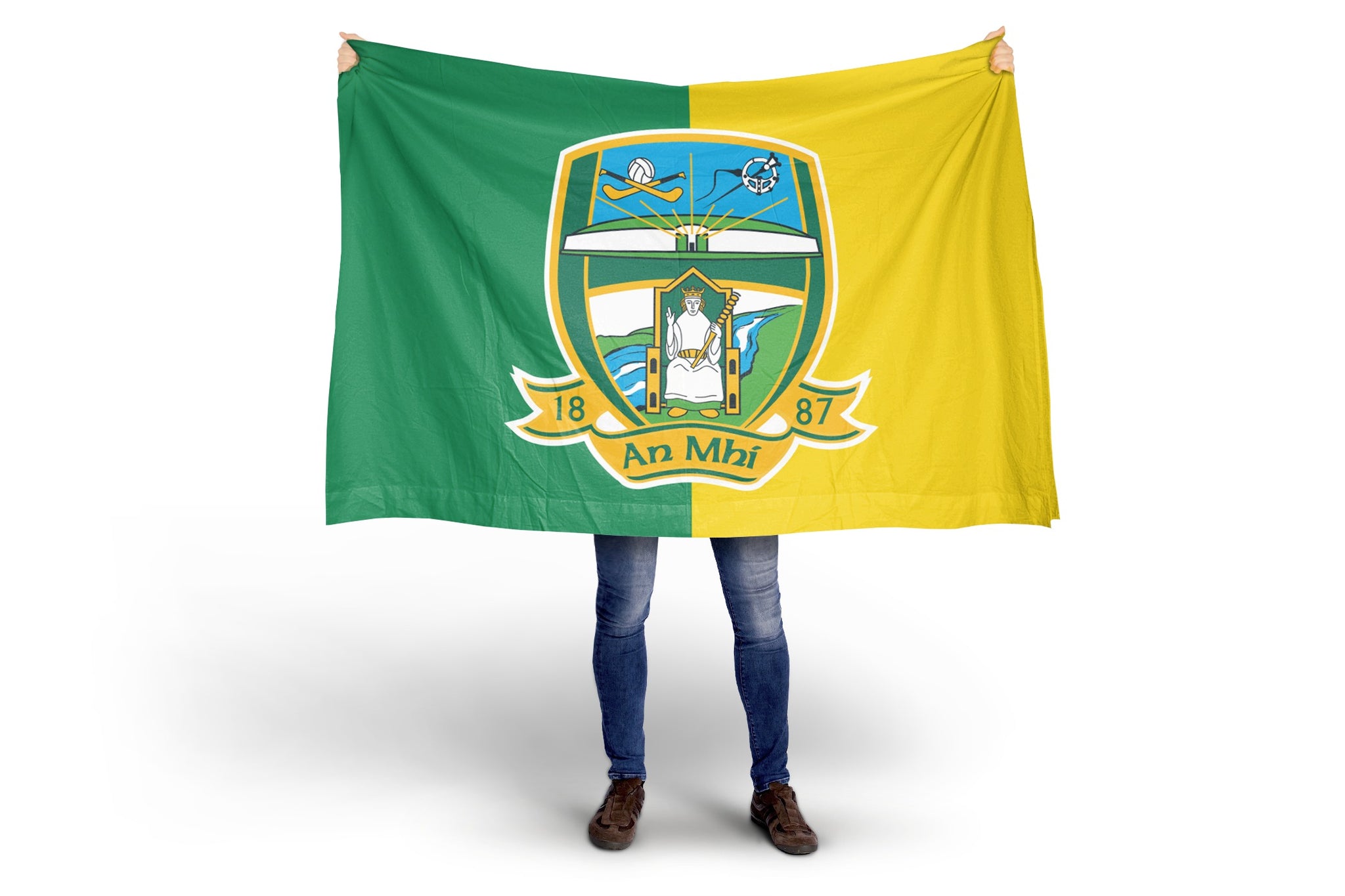 Meath GAA Crest Flag – Flags Ireland Prospect Design