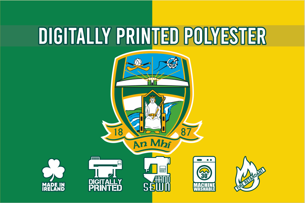 Meath GAA Crest Flag – Flags Ireland Prospect Design
