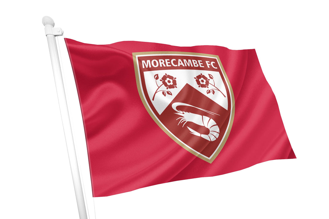 Morecambe Football Club Flag - Premium Knitted Polyester, Multiple ...