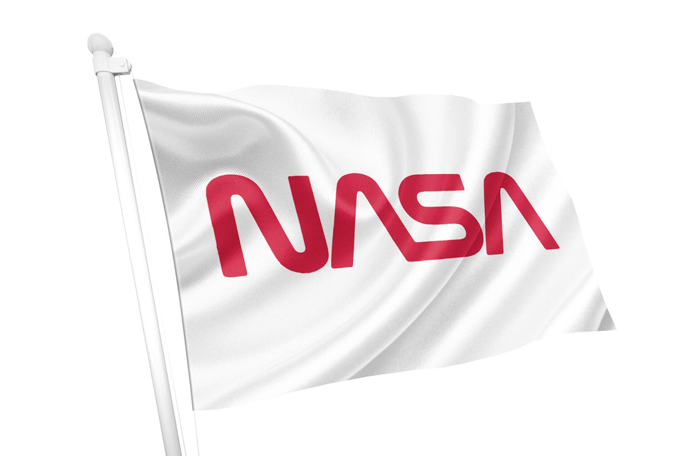 NASA Text Logo Flag | Space Agency Flag | Irish Made – Flags Ireland ...