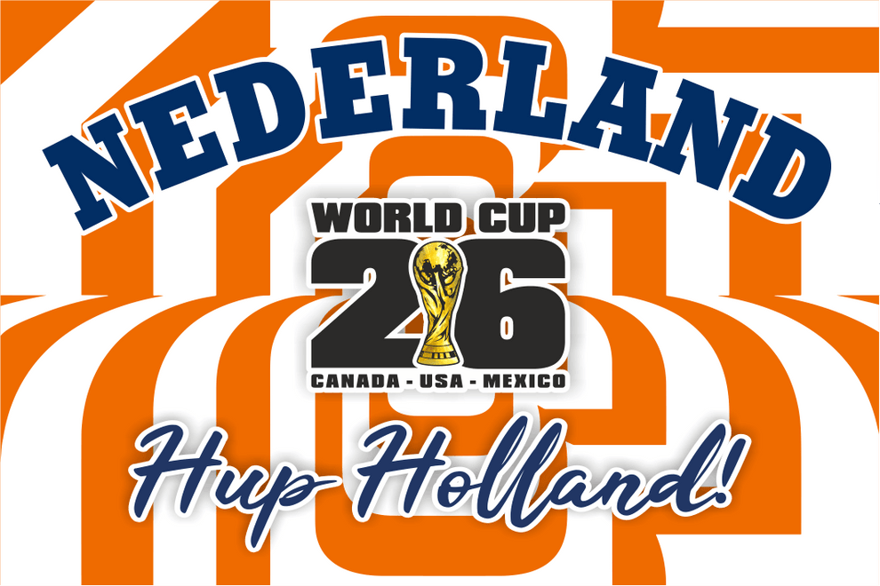 Netherlands World Cup 2026 Football Supporter Flag | Holland Fan Flag ...