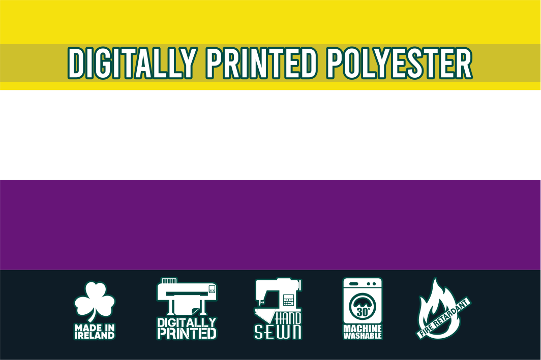 Nonbinary Pride Flag – Flags Ireland Prospect Design
