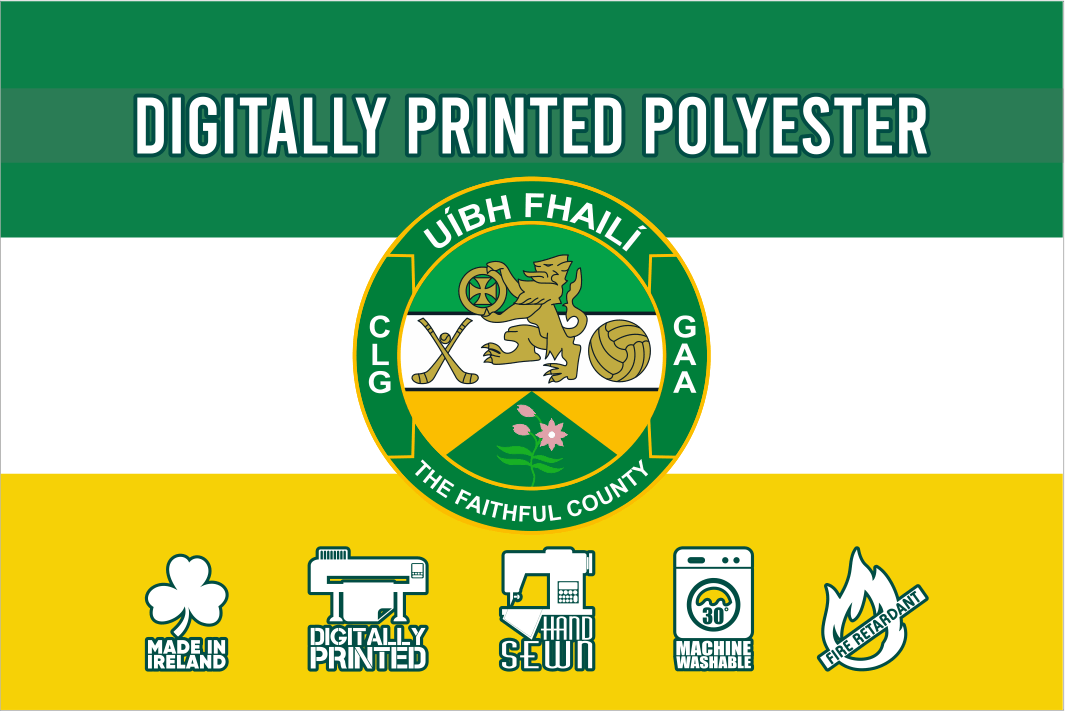Offaly GAA Crest Flag – Flags Ireland Prospect Design