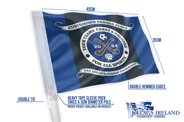 Custom Corner and Pitch Side Flags - Personalised Team Flags Made in ...