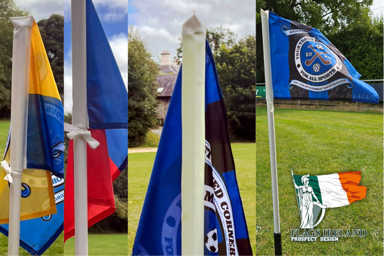 GAA Pitch Side Flag & Poles Bundle - Free & Fast Delivery - Made in ...