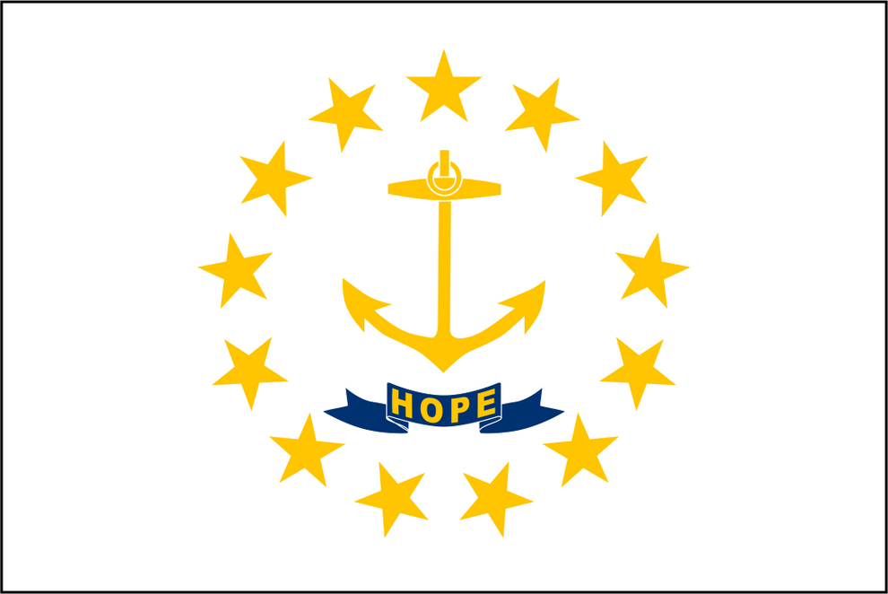 Buy Rhode Island State Flag – Premium Quality, Made in Ireland – Flags ...
