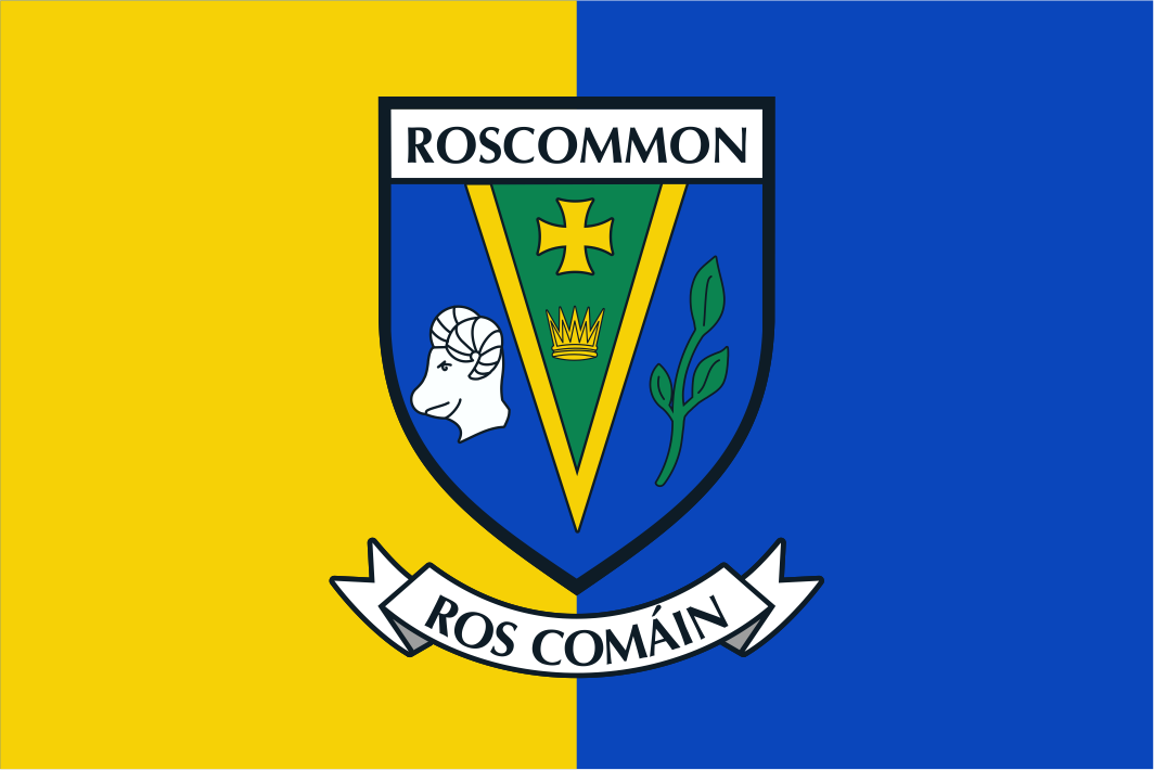 Roscommon County Crest Flag – Flags Ireland Prospect Design