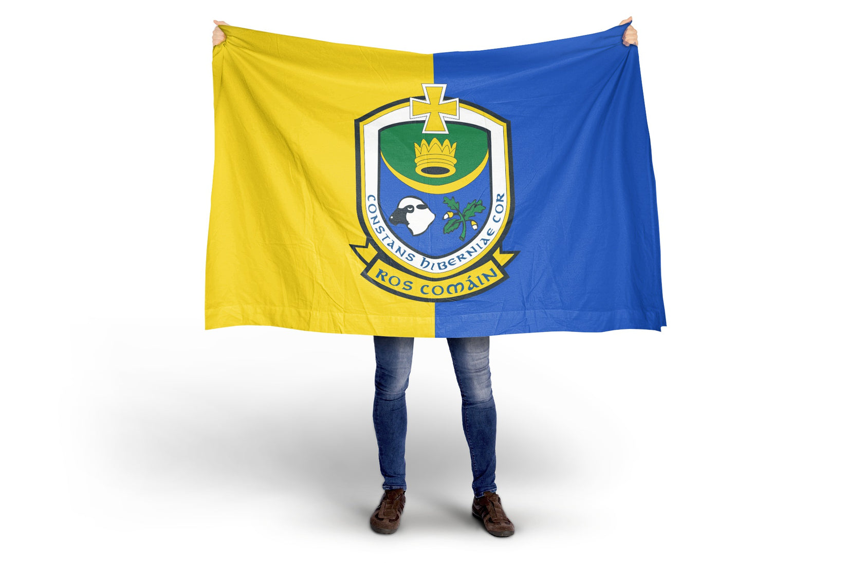 Roscommon GAA Crest Flag – Flags Ireland Prospect Design