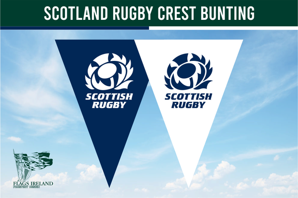 Scotland Rugby Crest Bunting – Flags Ireland Prospect Design