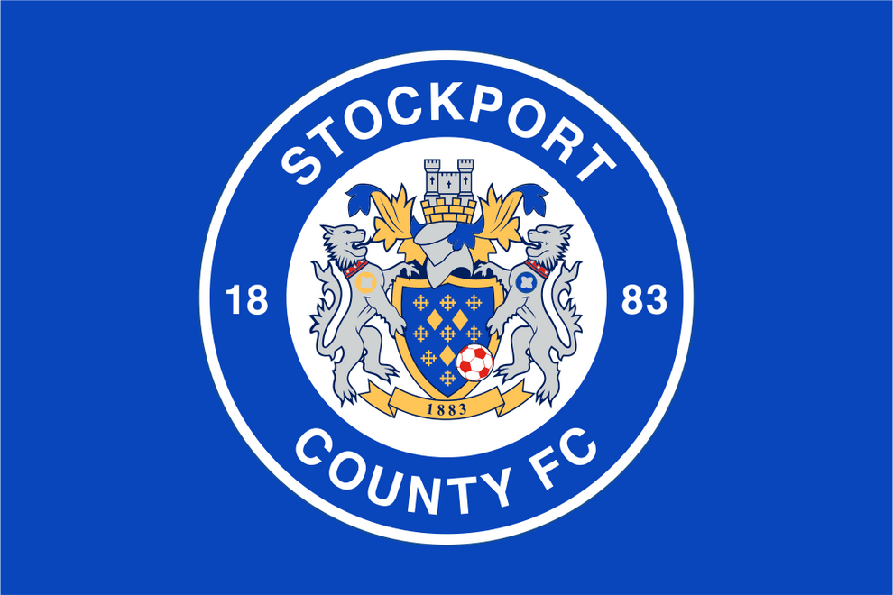 Stockport County Football Club Flag - Premium Knitted Polyester ...