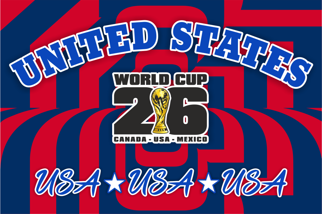 USA World Cup 2026 Soccer Supporter Flag | United States Fan Flag ...