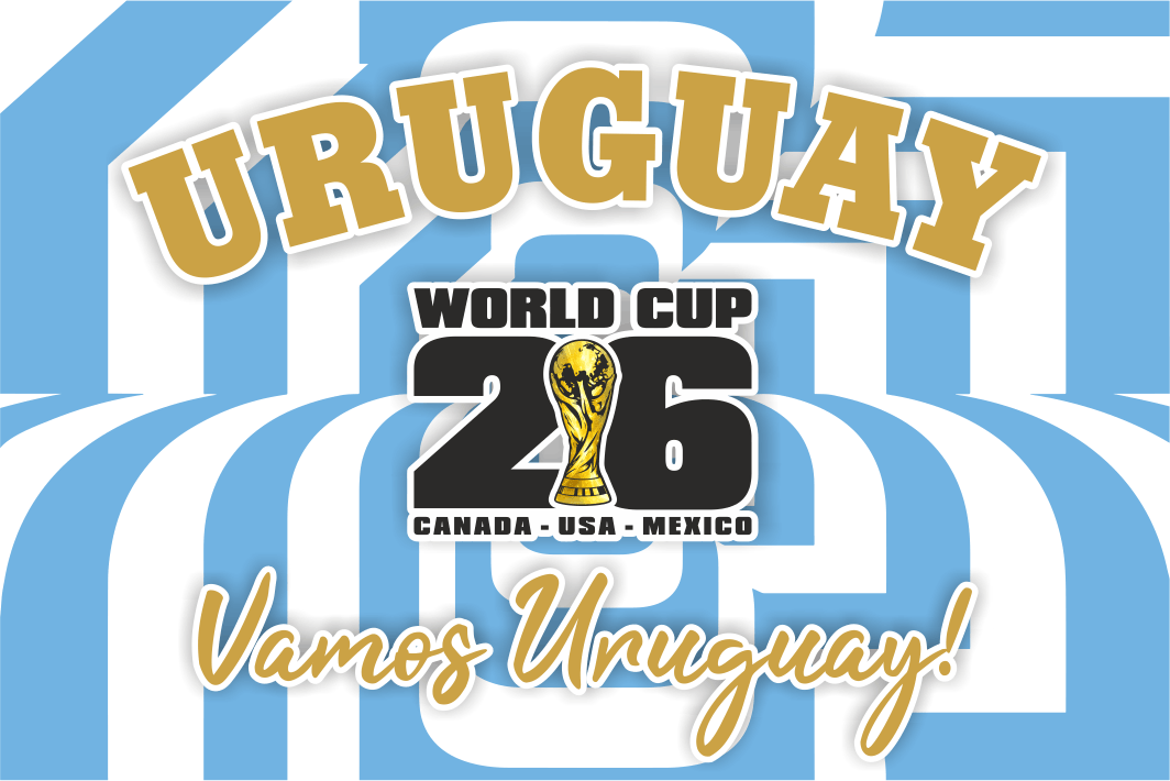 Uruguay World Cup 2026 Football Supporter Flag | Uruguay Fan Flag ...