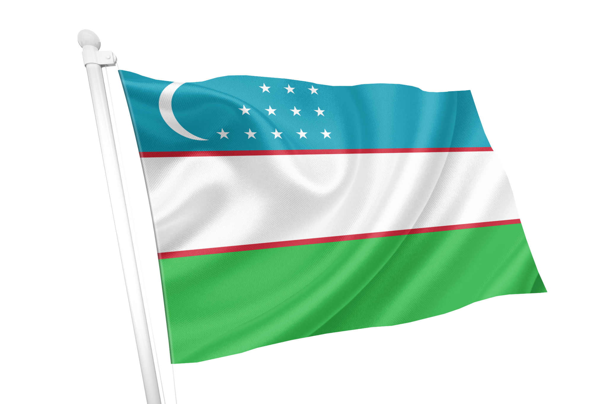 Uzbekistan Flag – Flags Ireland Prospect Design