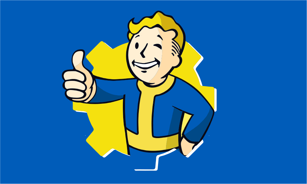 Vault Boy Flag | Fallout Vault Boy Thumbs Up Flag | Irish Made – Flags ...
