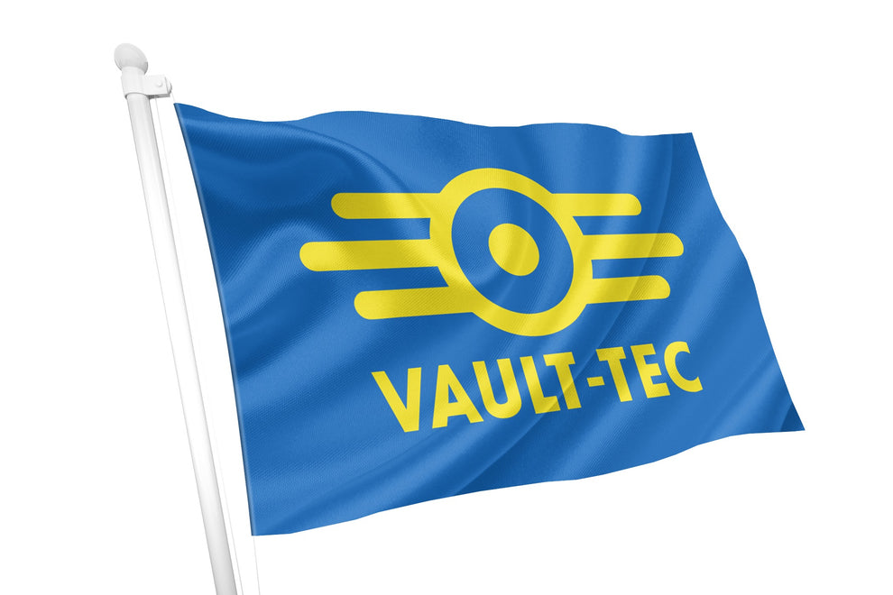Vault-Tec Flag | Fallout Vault-Tec Logo Flag | Irish Made – Flags ...