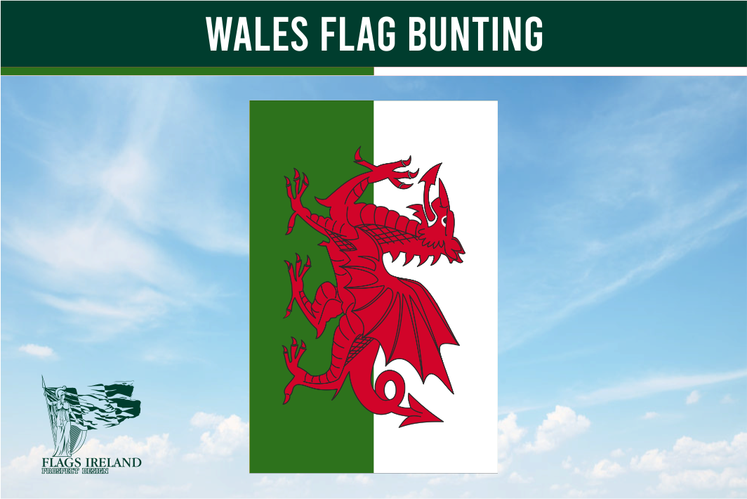 Wales Flag Bunting – Flags Ireland Prospect Design
