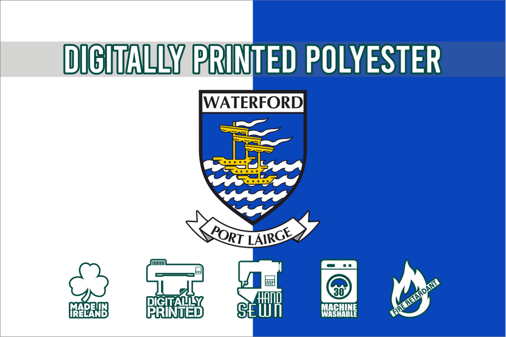 Waterford County Crest Flag – Flags Ireland Prospect Design