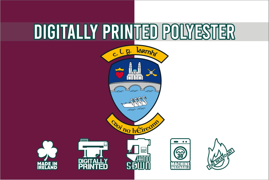 Westmeath GAA Crest Flag – Flags Ireland Prospect Design