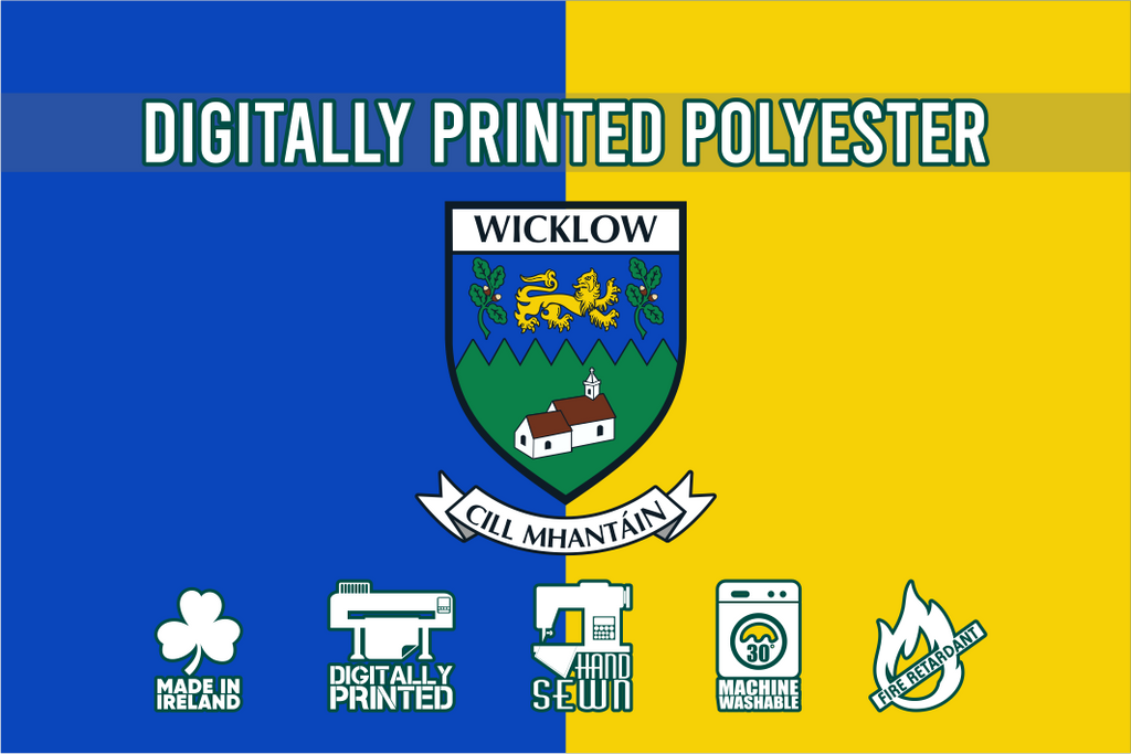 Wicklow County Crest Flag – Flags Ireland Prospect Design