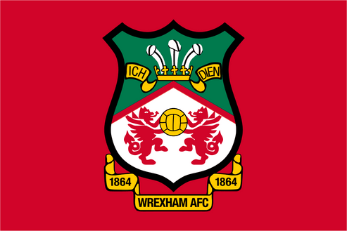 Wrexham Football Club Flag - Premium Knitted Polyester, Multiple Sizes ...