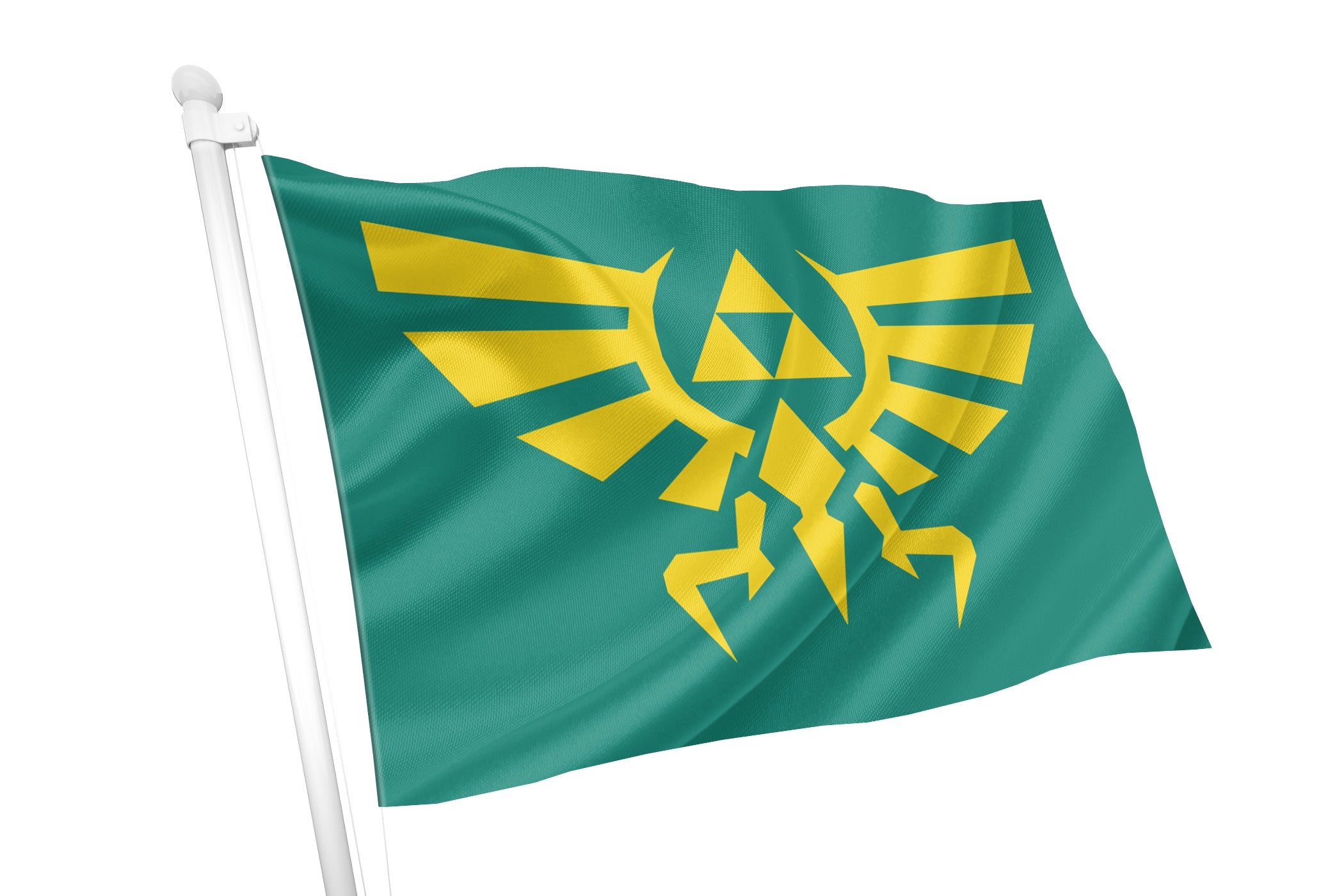 Hylian Crest Flag | Zelda Inspired Triforce Flag | Irish Made – Flags ...
