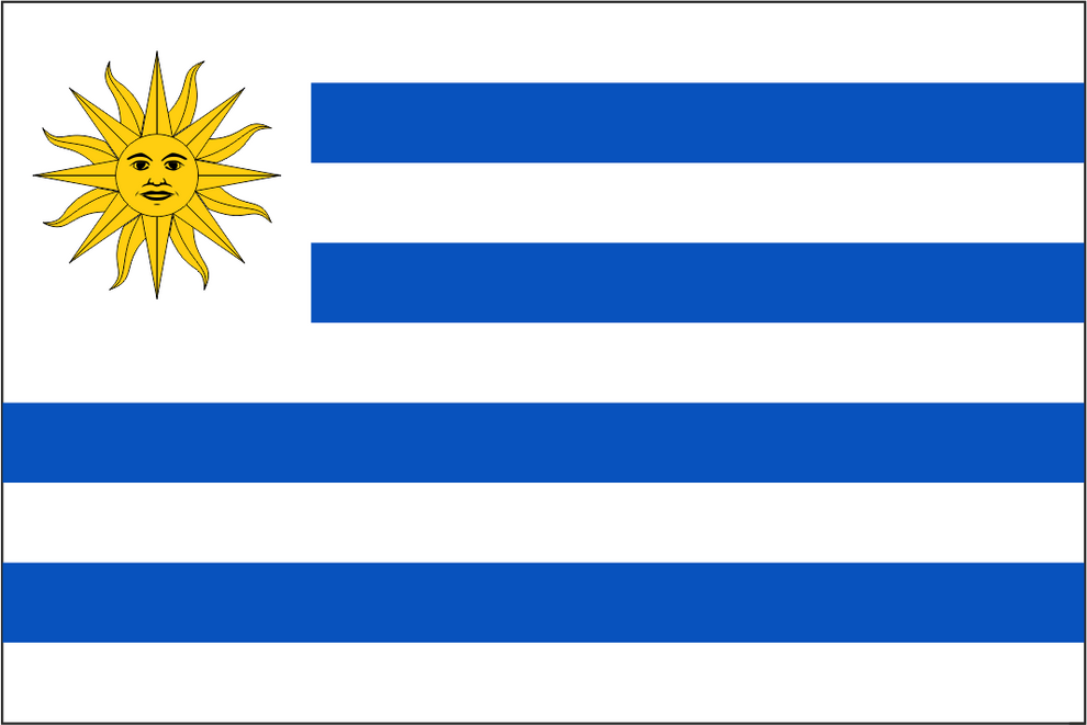 Uruguay National Flag – Flags Ireland Prospect Design